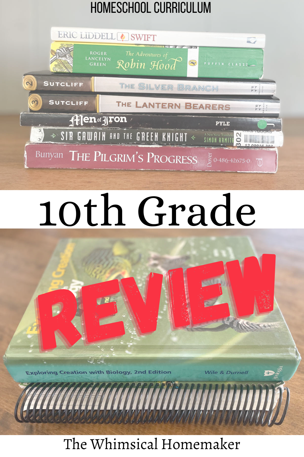 10TH Grade Homeschool Curriculum Review - The Whimsical Homemaker